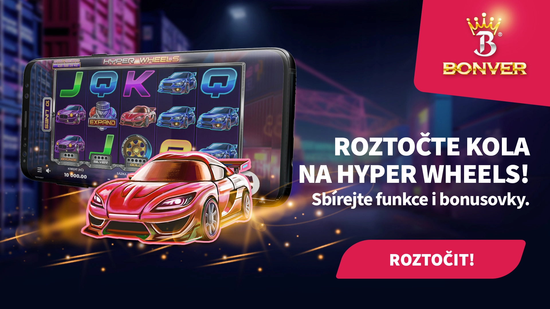 Bonver Online Casino | 500 Kč za registraci